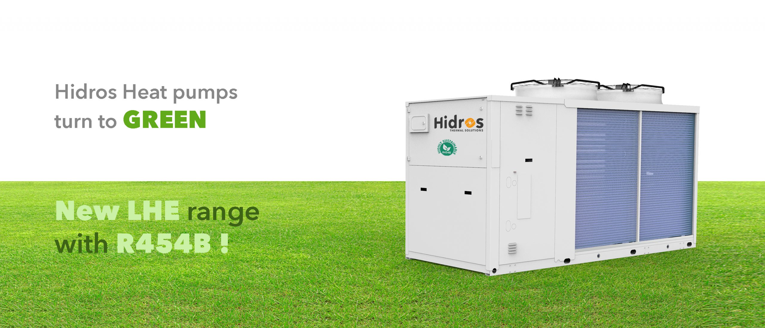 New high efficiency heat pumps with R454B ! - Hidros